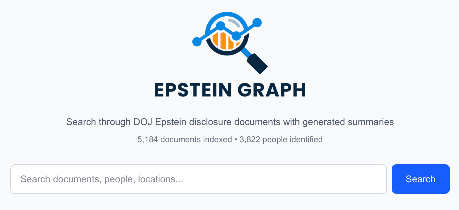 Epstein Graph - Searchable Epstein Document Archive